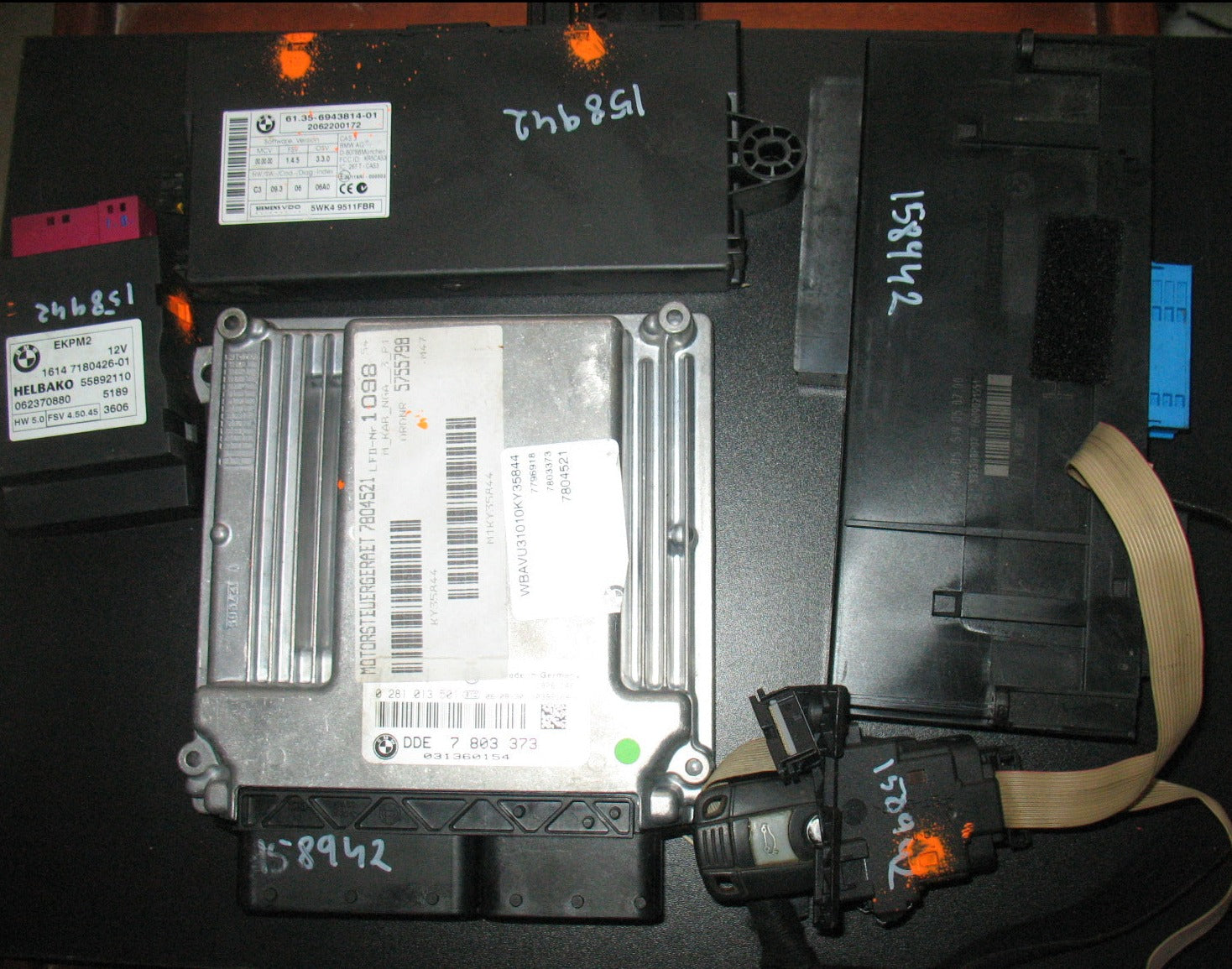 ECU KIT Centralina BMW E91 320 0281013501 DDE7803373 EDC16C35 5WK49511 – EcuFacile