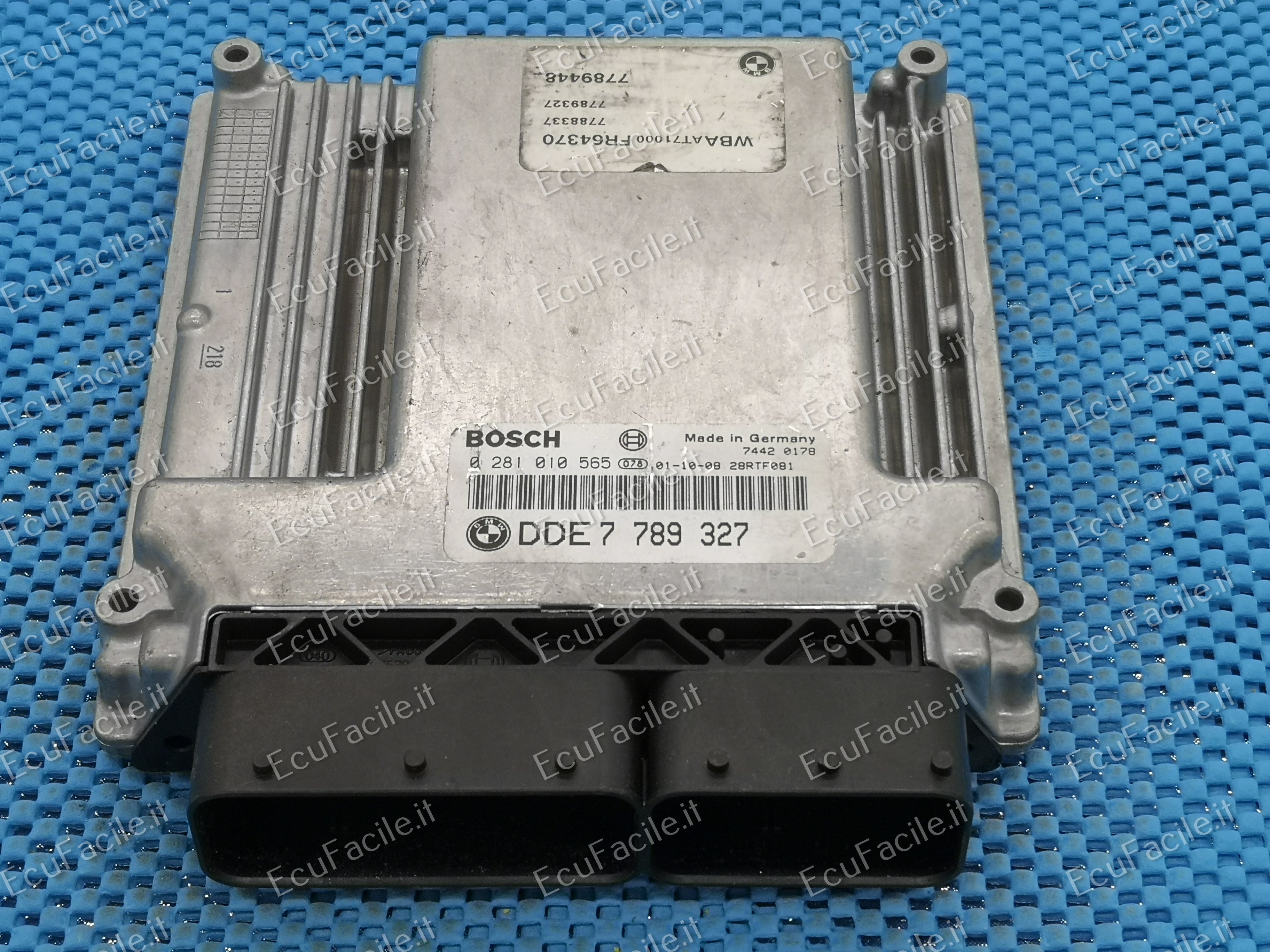 ECU BMW E46 320D 0281010565 EDC 16C1-3.1 DDE 7789572 DDE7789327 – EcuFacile