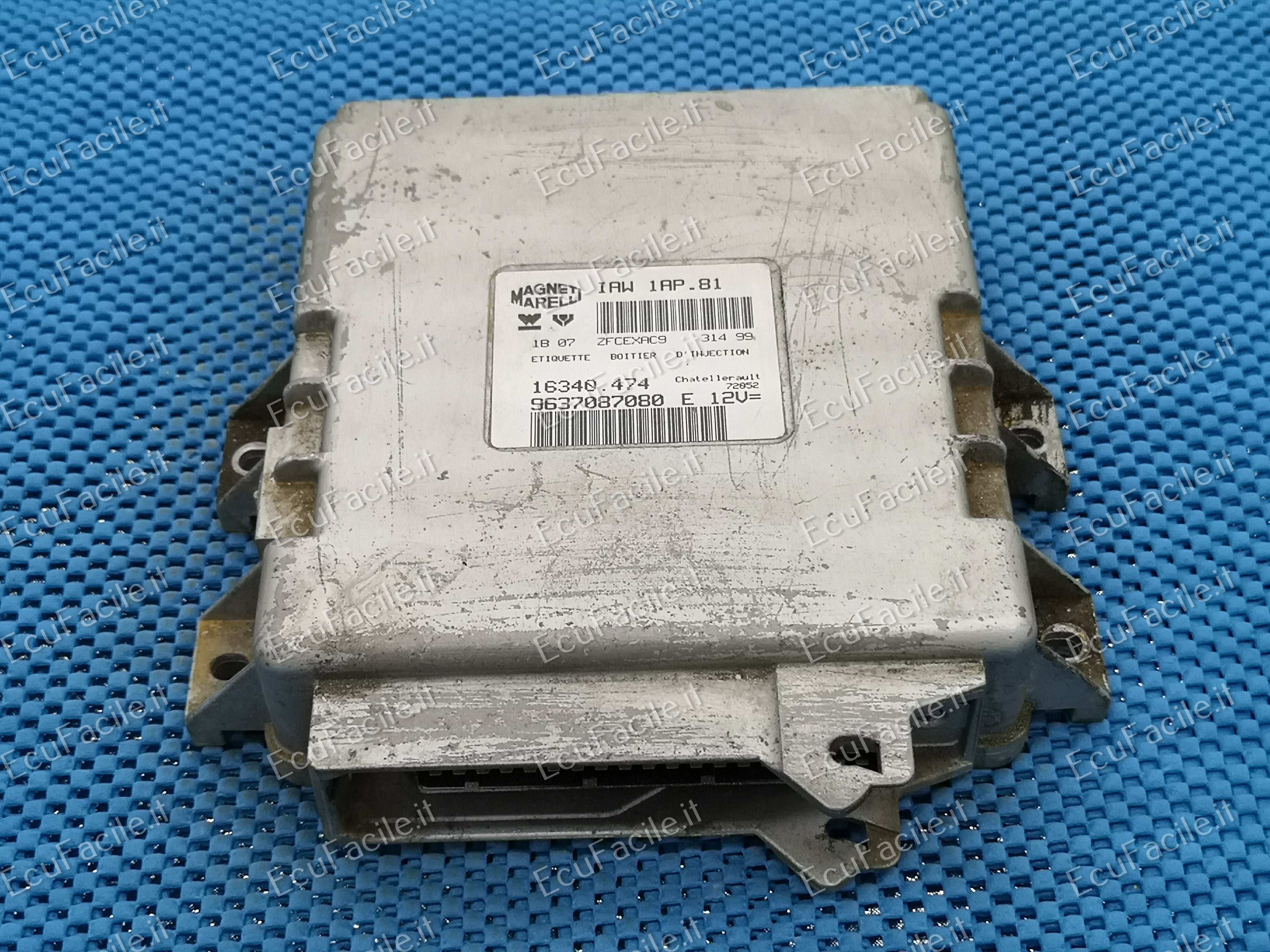 Ecu peugeot 206 magneti marelli iaw 1ap.81 9637087080 – EcuFacile