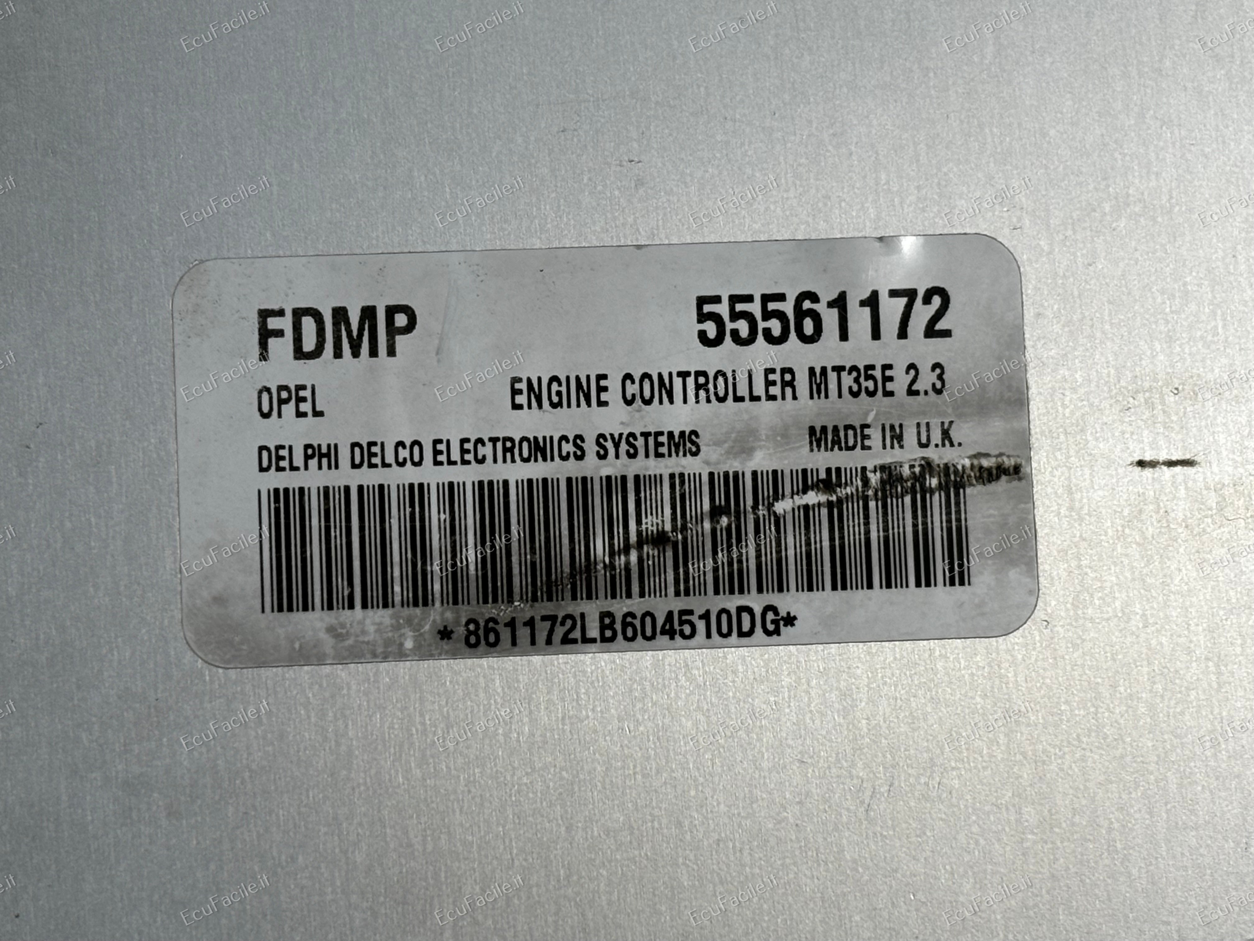 Ecu centralina opel astra h zafira b fhdp 55561172 mt35e 2.3 – EcuFacile