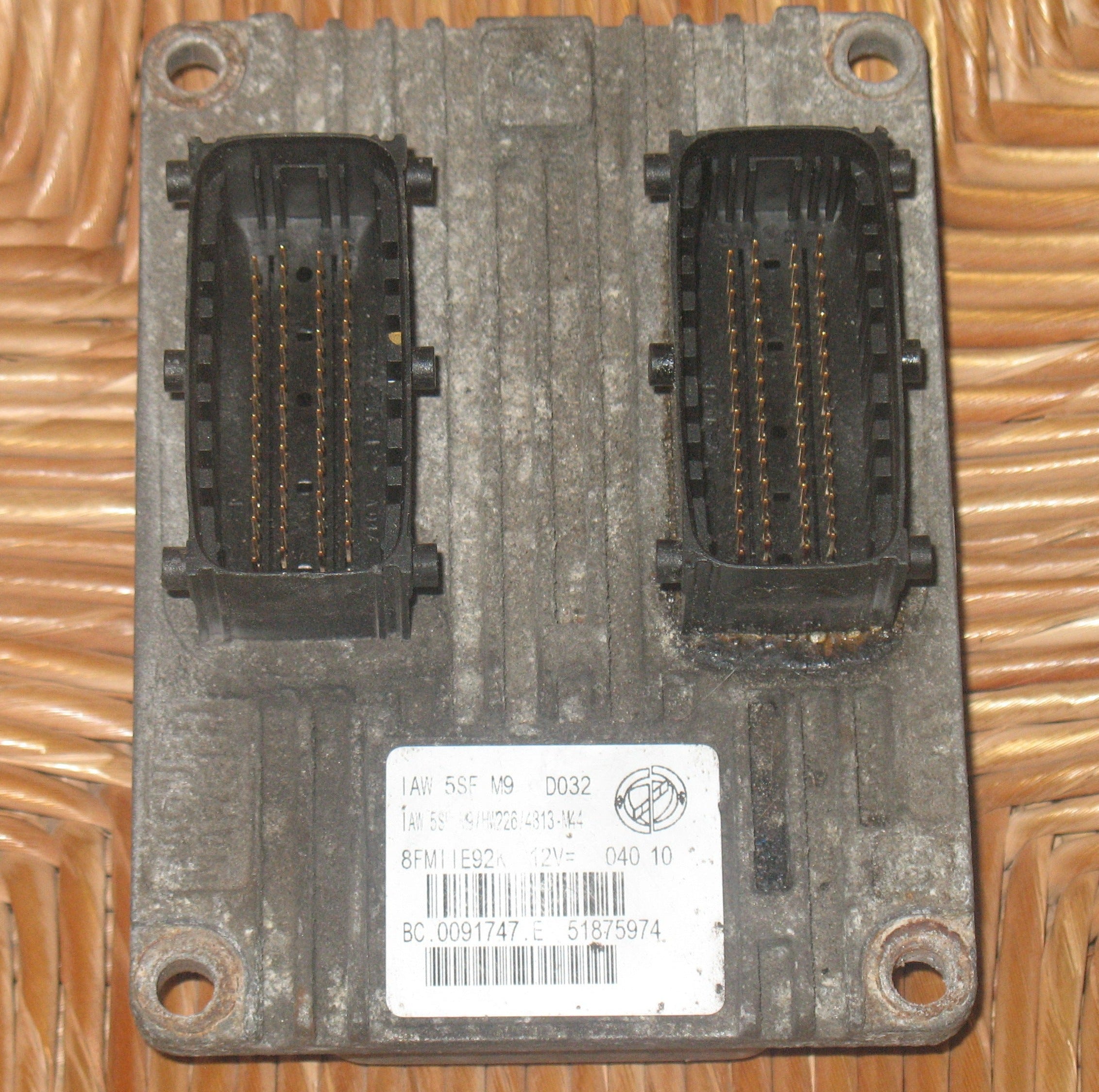 CENTRALINA INIEZIONE MOTORE LANCIA Y 1.4 12v 51875974 IAW 5SF.M9 HW226 ...