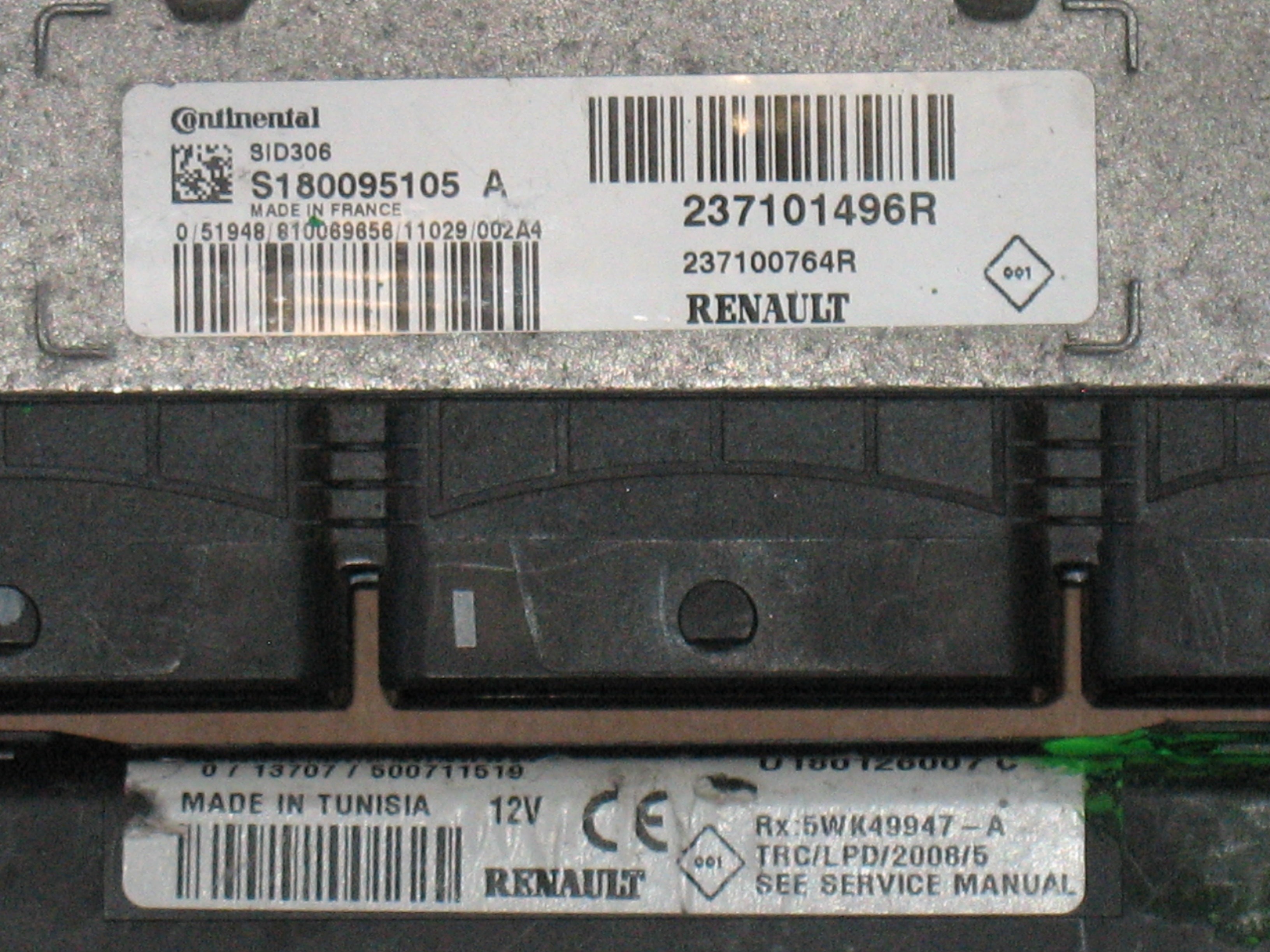 KIT Ecu centralina dacia duster sid306 s180095105a 237101496r con bloc ...