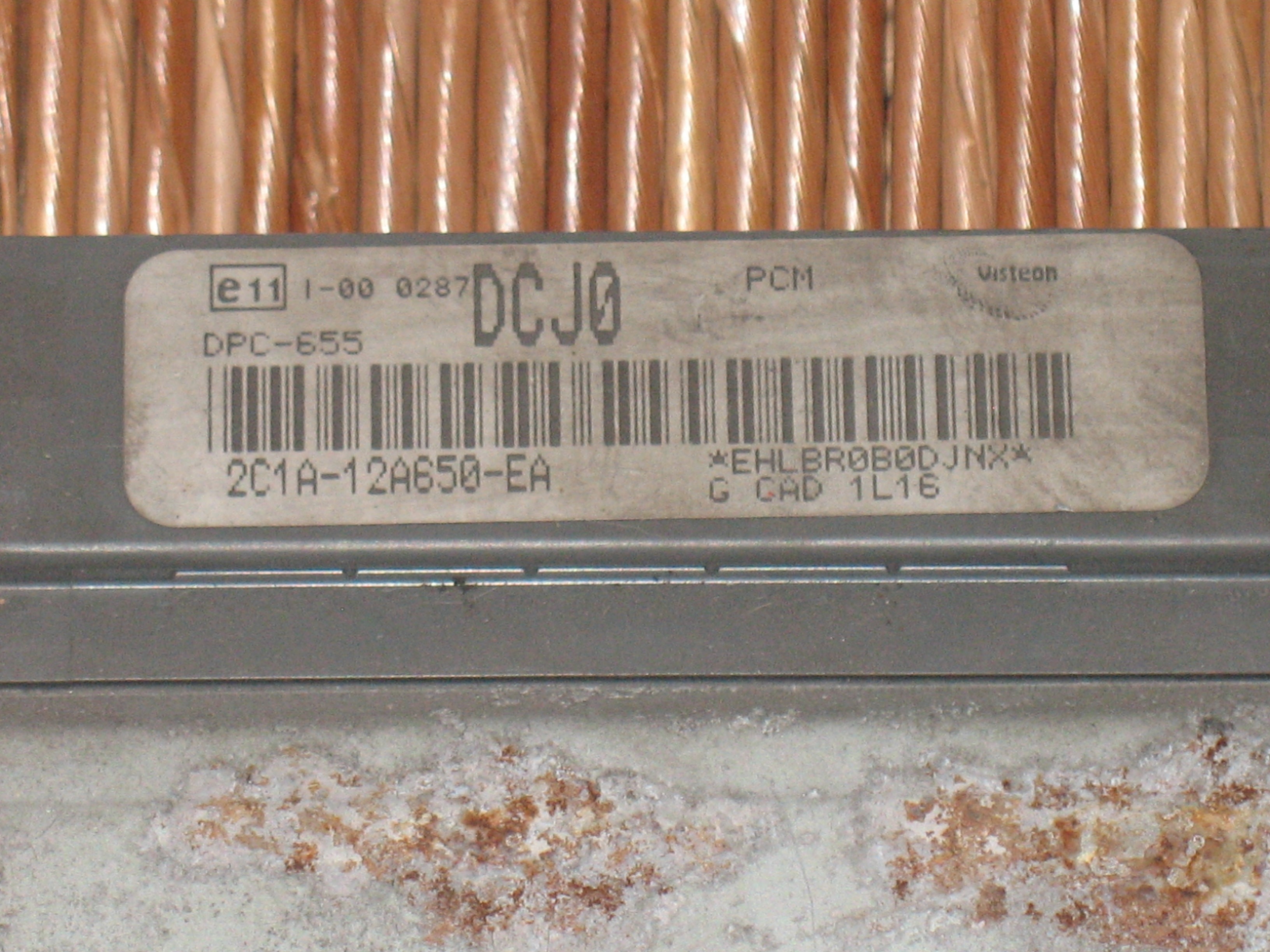 ECU CENTRALINA MOTORE FORD TRANSIT 2C1A-12A650-EA 2C1A12A650EA DCJ0 DP ...