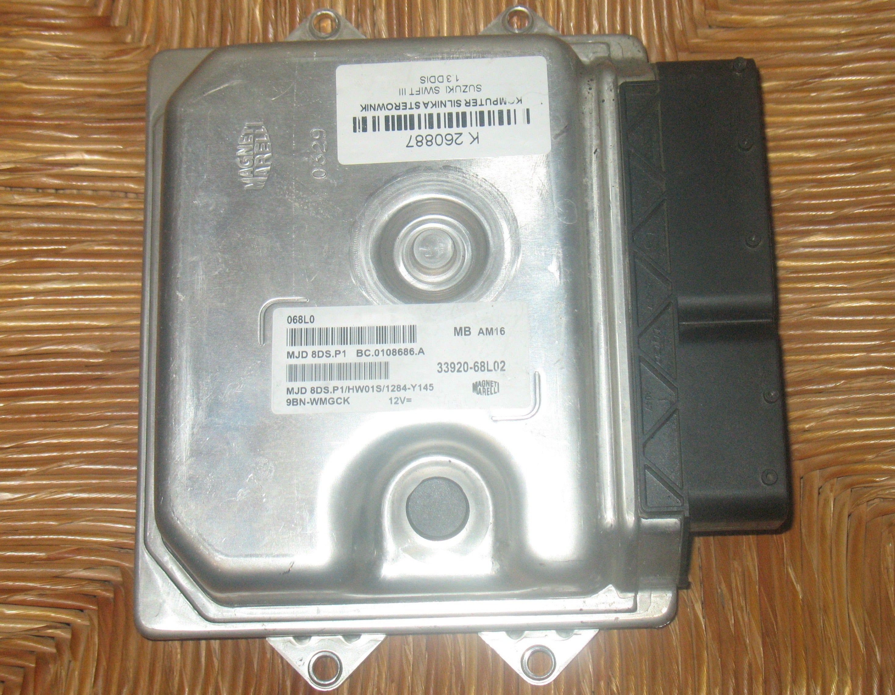 ECU SUZUKI SWIFT 33920-68L02 3392068L02 MJD 8DS.P1 HW01S – EcuFacile