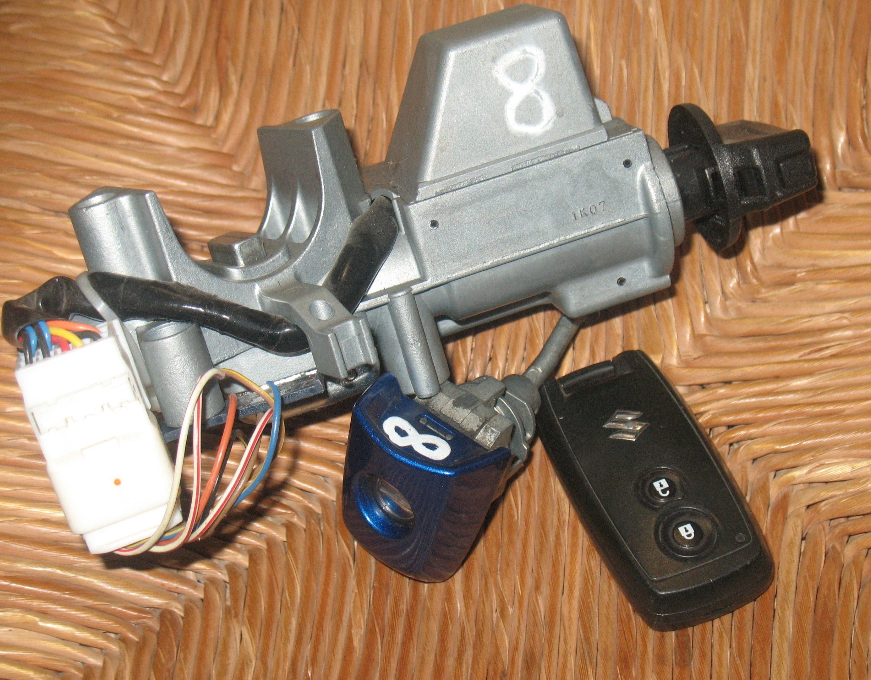 RADIOCOMANDO CHIAVE KEY FIAT SEDICI 16 SUZUKI SX4 SWIFT MPN. TS001 ...