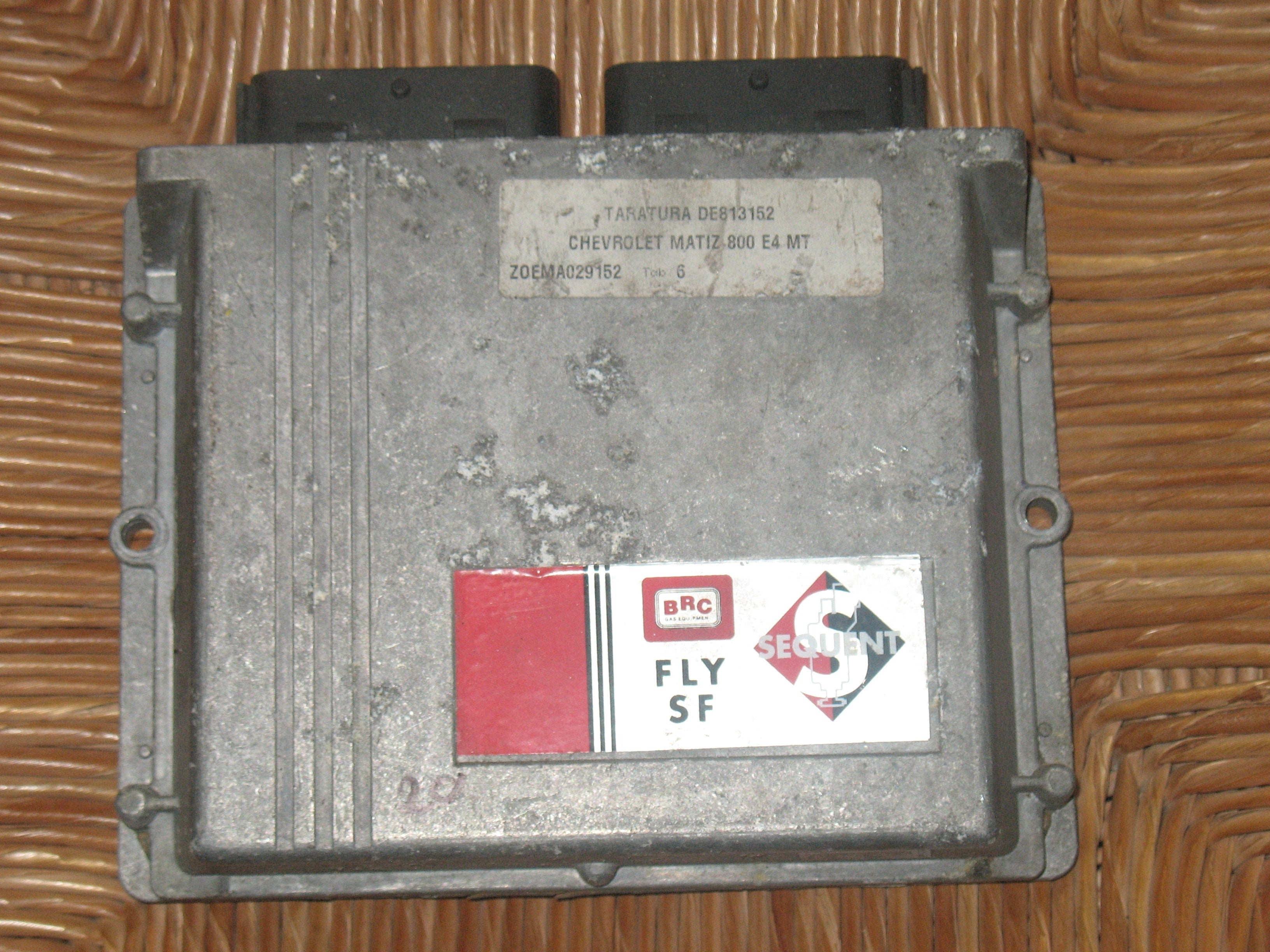 ECU MATIZ 800 GAS GPL LPG BCR fly DE813152 800 E4 MT ZOEMA029152 ...