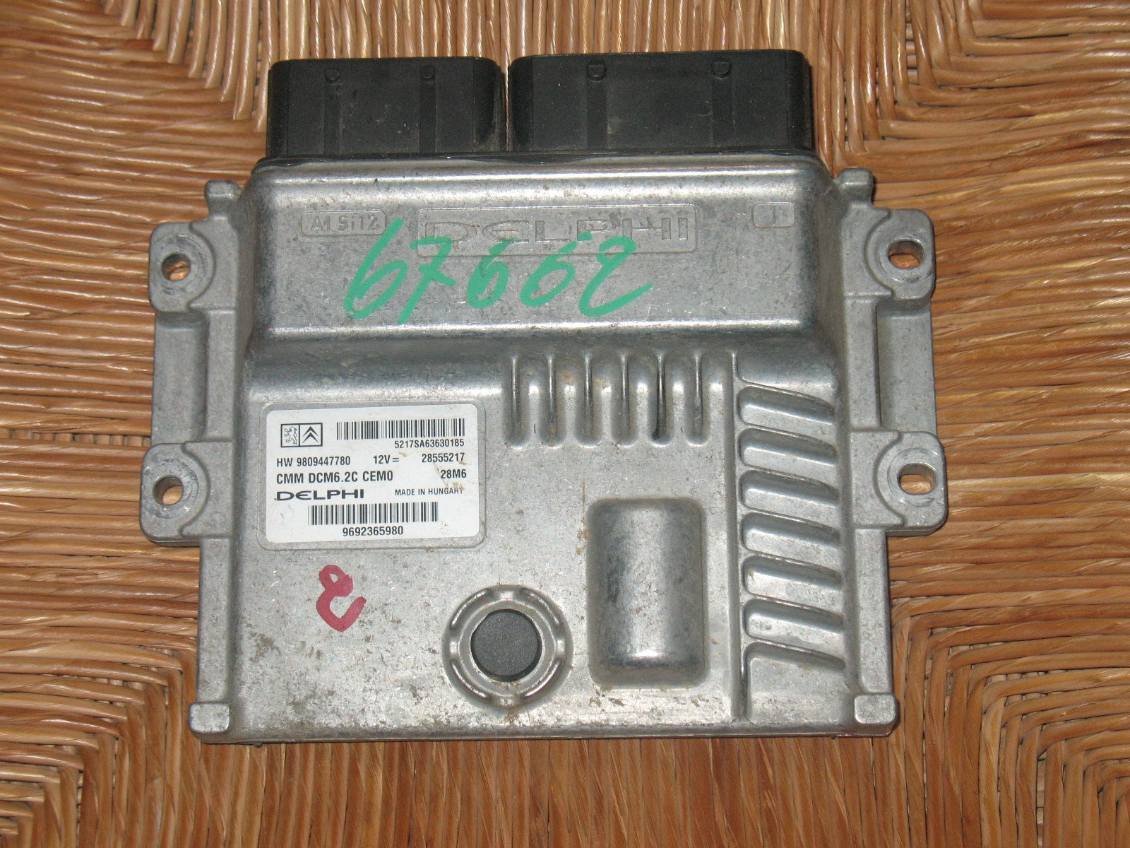 CENTRALINA Fiat Citroen Peugeot 2.0HDI 9809447780 28555217 DCM6.2C HW ...