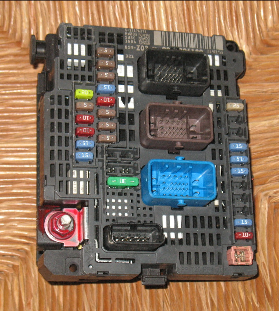 9810296180 CENTRALINA PORTA FUSIBILI PEUGEOT 3008 BSM Z03-01 CITROEN ...