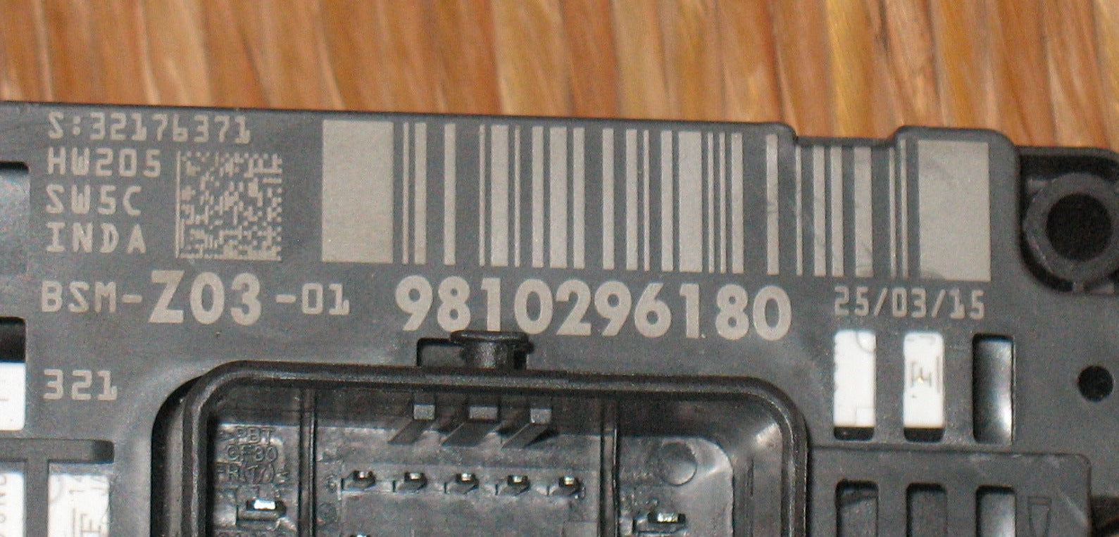 9810296180 CENTRALINA PORTA FUSIBILI PEUGEOT 3008 BSM Z03-01 CITROEN ...