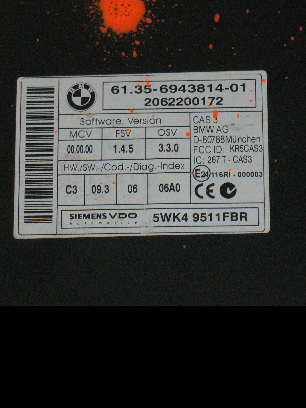 ECU KIT Centralina BMW E91 320 0281013501 DDE7803373 EDC16C35 5WK49511 – EcuFacile