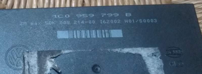 ECU comfort audi seat skoda vw 1C0 959 799 B 5DK 008 214-00 – EcuFacile