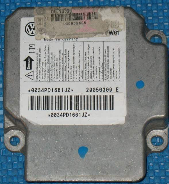 ECU AIRBAG 1C0 909 605 F 0034PD1661JZ 29050309E – EcuFacile