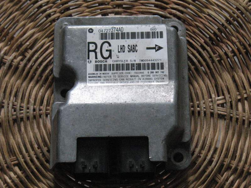 Airbag chrysler voyager iv bosch 0285001742 chrysler 04727374ad – EcuFacile