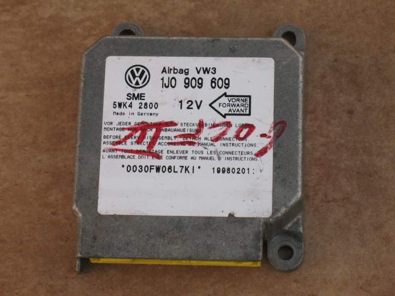 VW 5MK4 LUPO Golf Bora airbag ECU 1J0 909 609 1J0909609 – EcuFacile