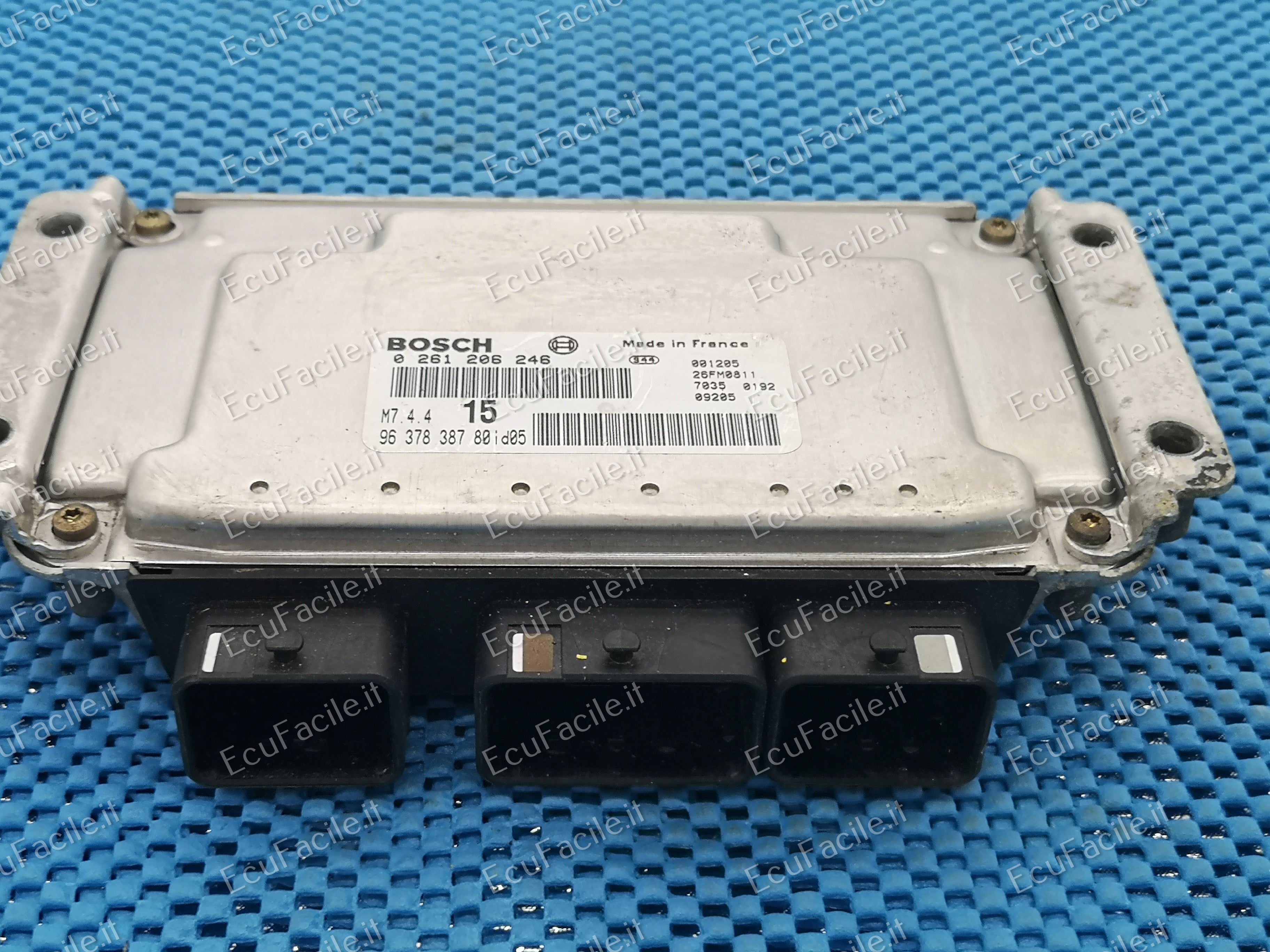 ECU CITROEN SAXO PEUGEOT 106 1.1 BOSCH 0261206246 9637838780 – EcuFacile