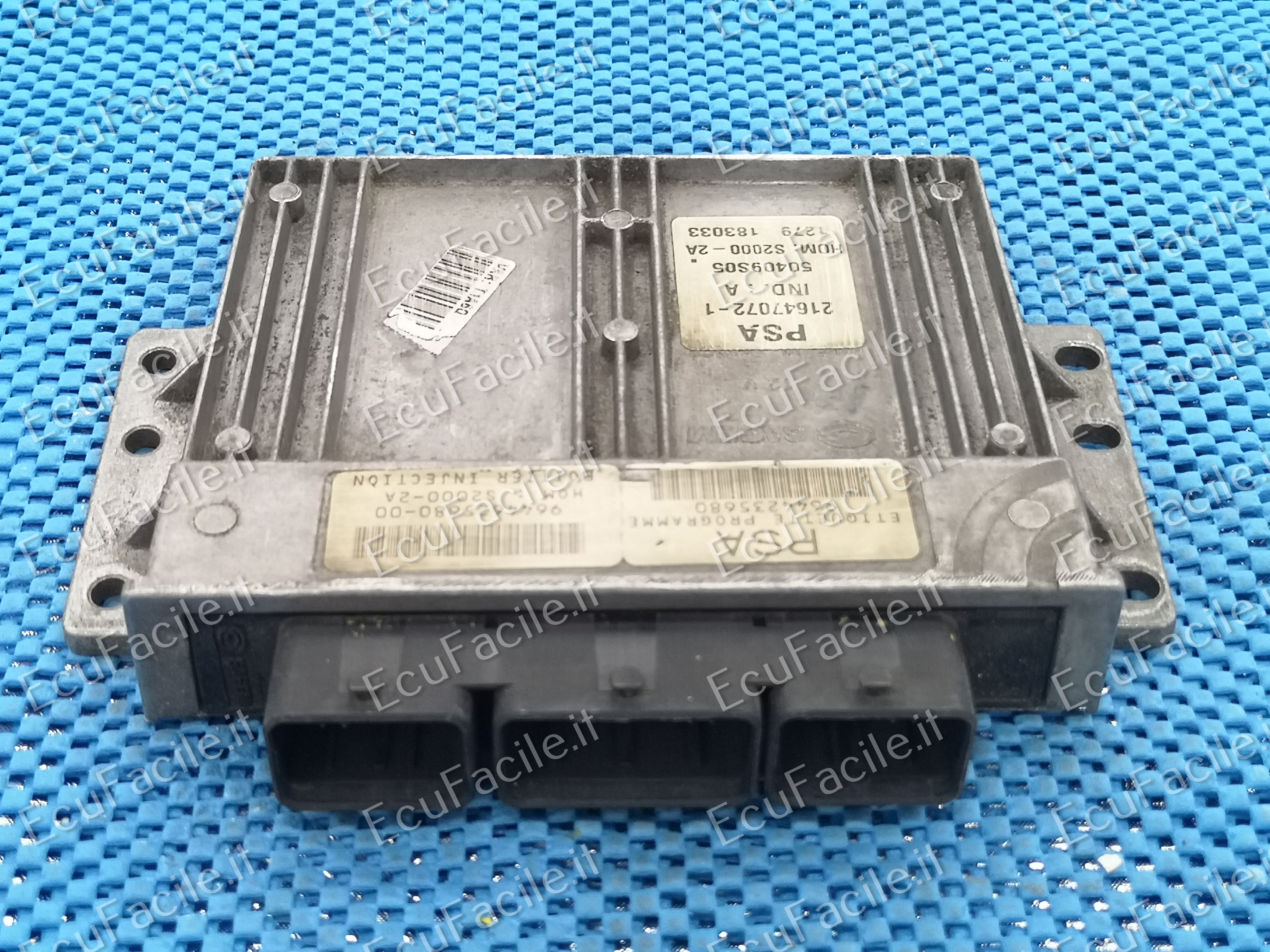 Ecu PEUGEOT 206 1.4 AGEM 21647072-1 HOM S2000-2A 9644235680 – EcuFacile