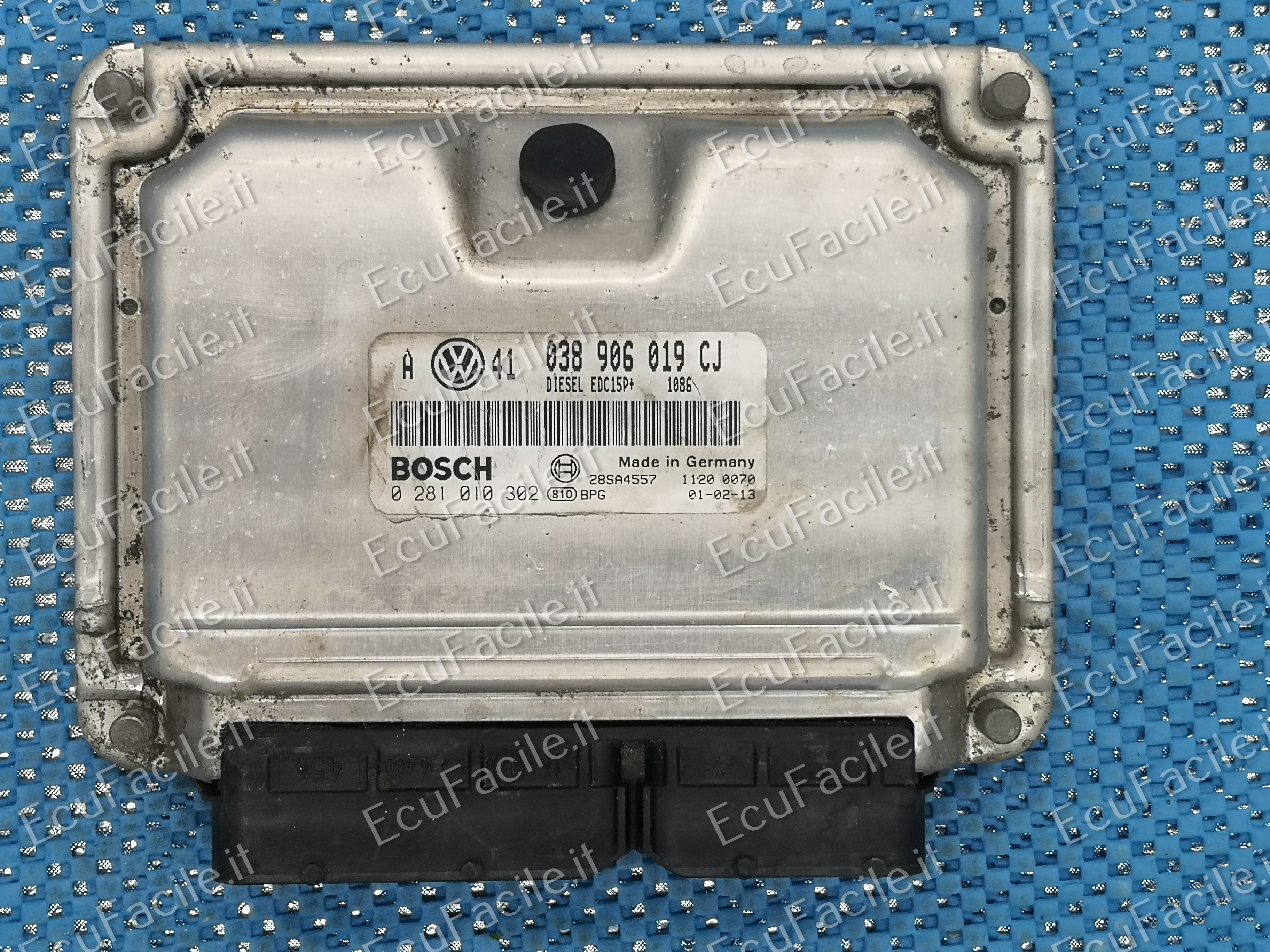 ECU VW GOLF BORA 1.9 TDI 115 038906019CJ 0281010302 EDC15P + – EcuFacile