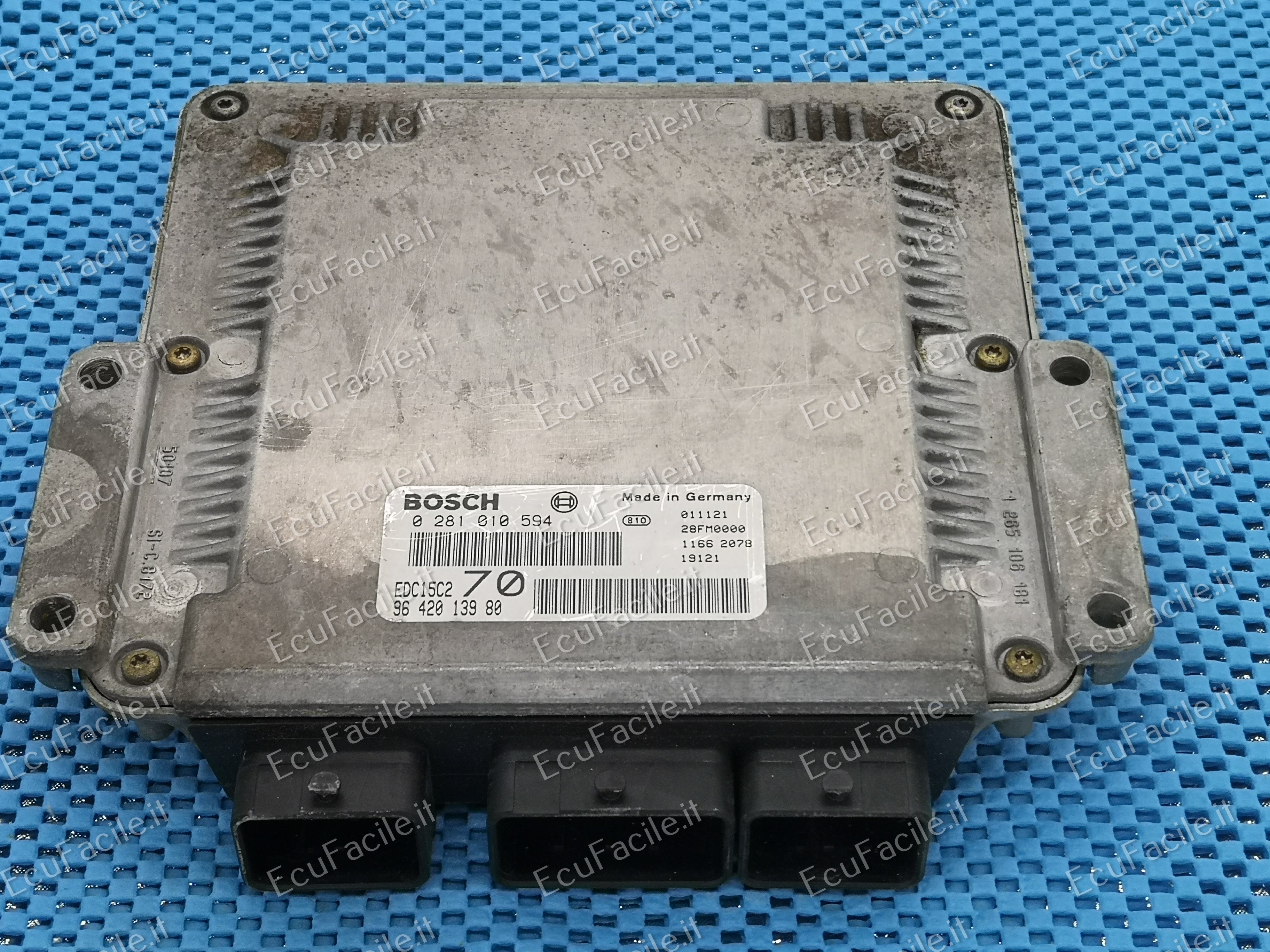 ECU PEUGEOT 206 2.0 HDI BOSCH 0281010594 9642013980 EDC15C2 70 – EcuFacile