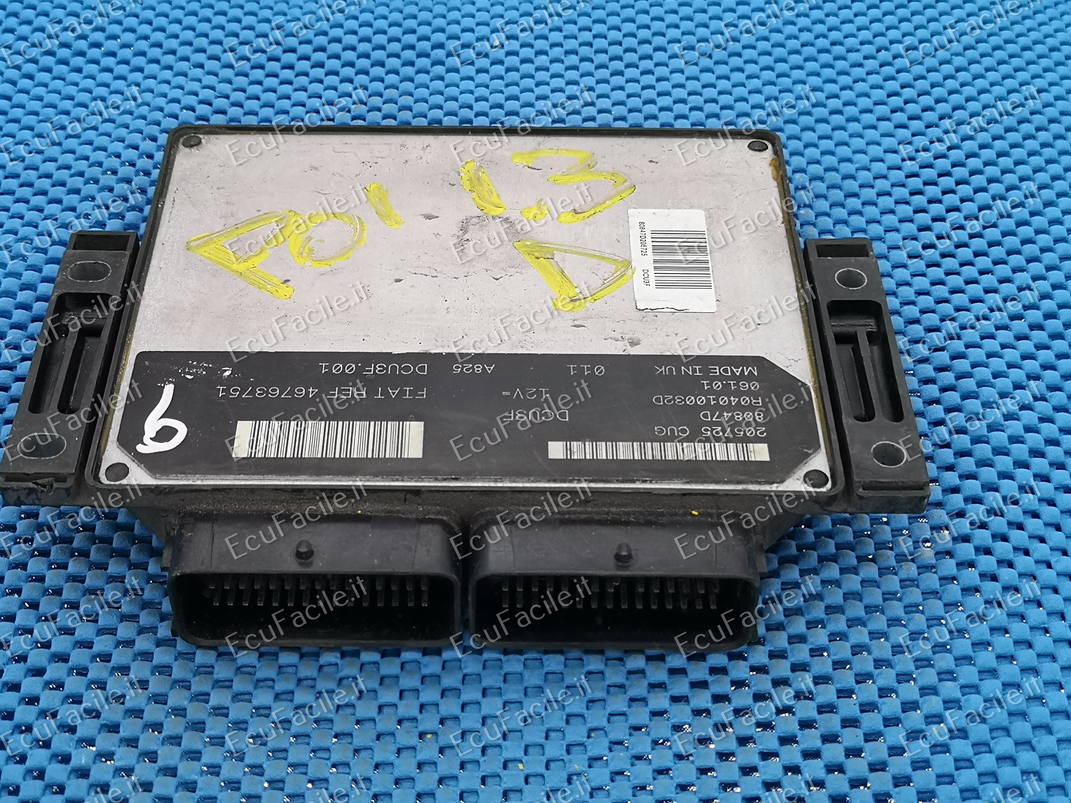 ECU motore per Fiat Doblò / Punto 1.9 DCU3F.001 46763751 – EcuFacile