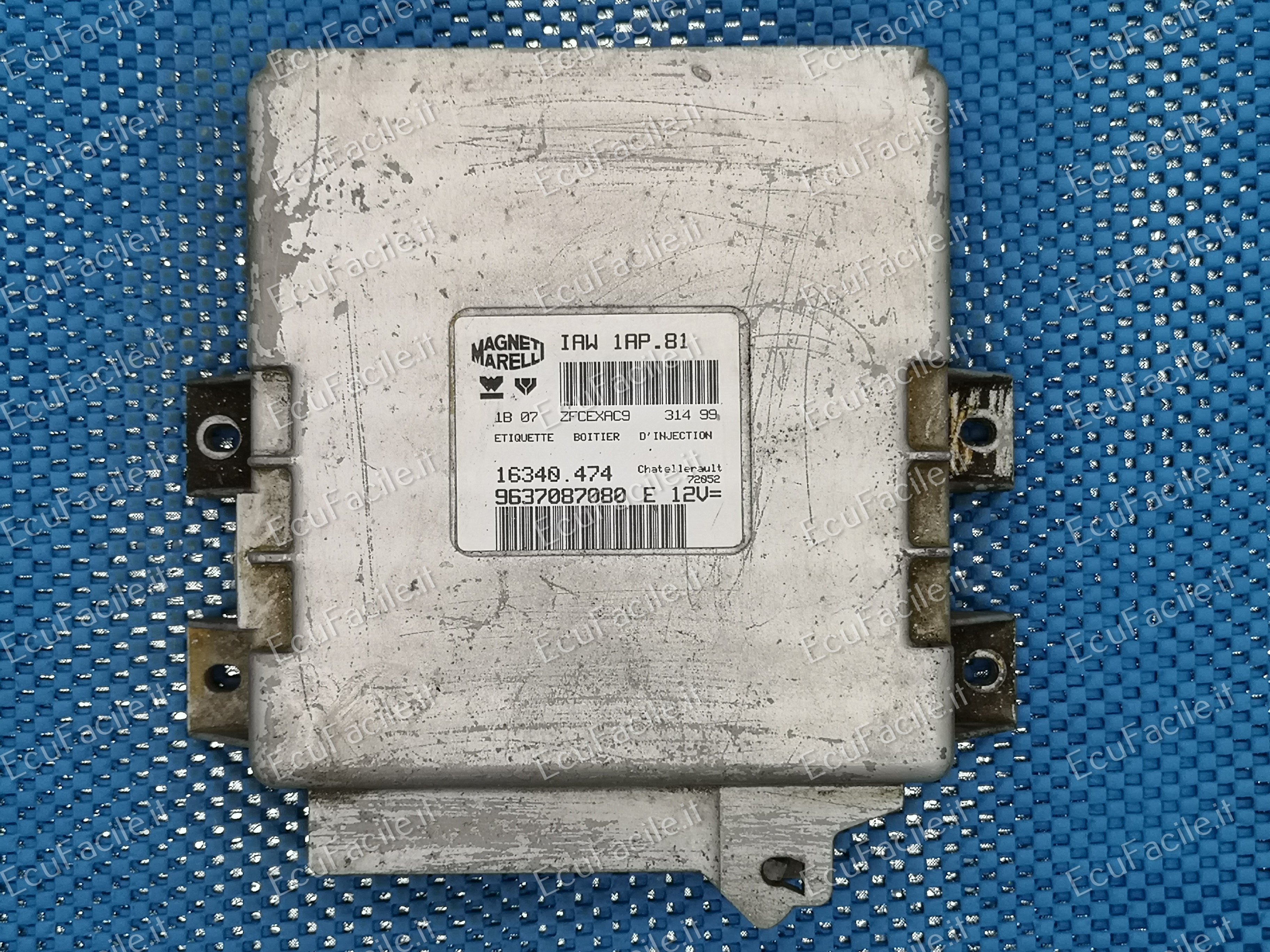 Ecu peugeot 206 magneti marelli iaw 1ap.81 9637087080 – EcuFacile