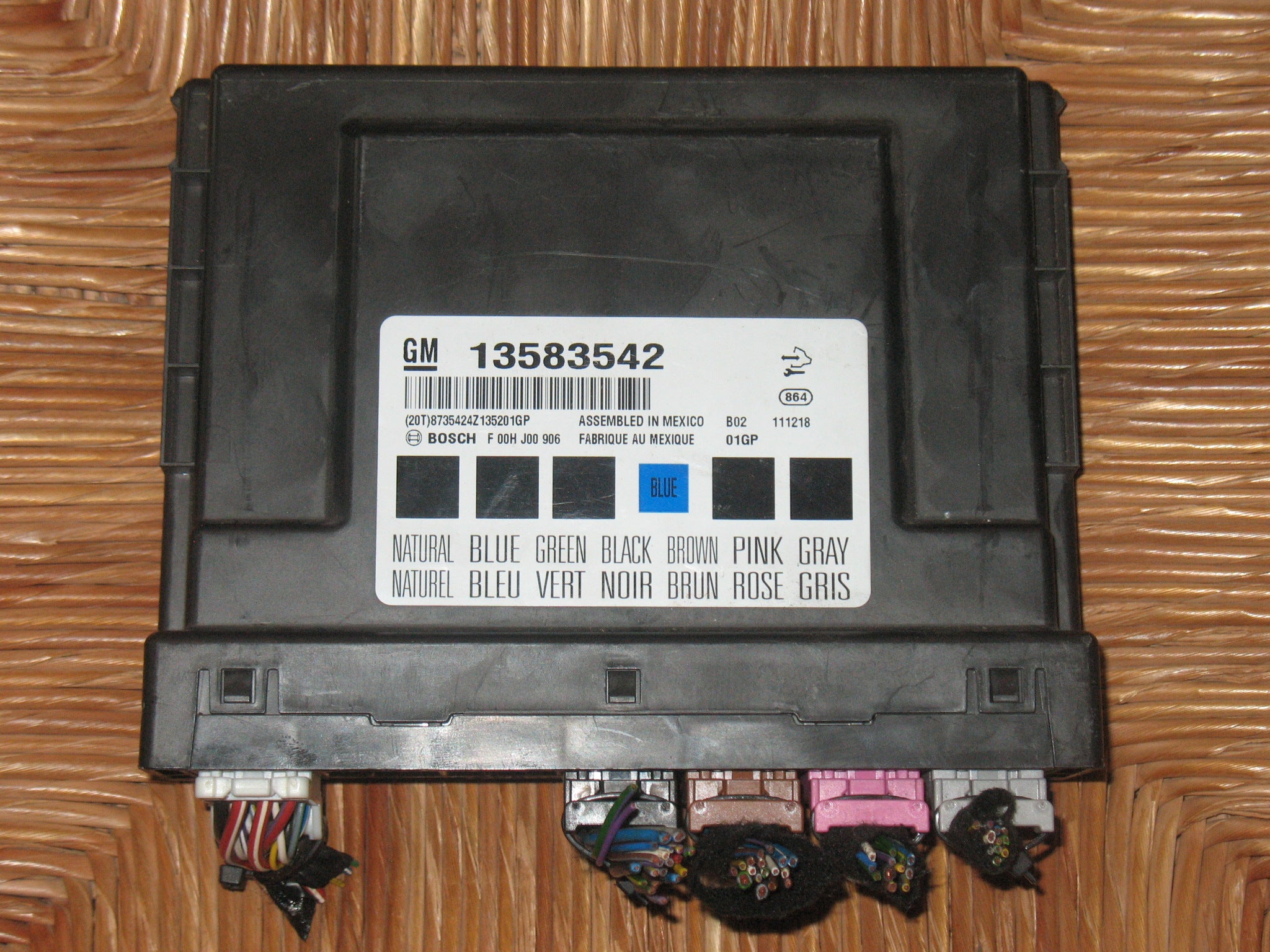 BODY CONTROL MODULE BCM OPEL INSIGNIA 2.0CDTI OEM 13583542 GM – EcuFacile