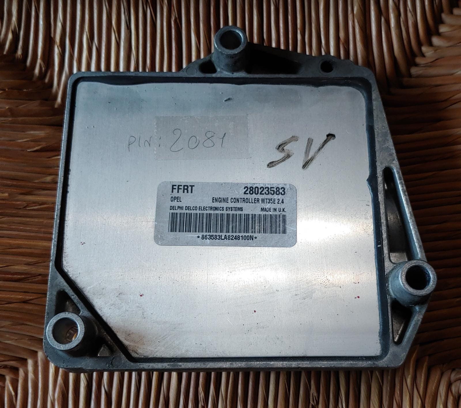 ECU METANO OPEL ZAFIRA B 1.6 28023583 FFRT MT35E 2.4 – EcuFacile
