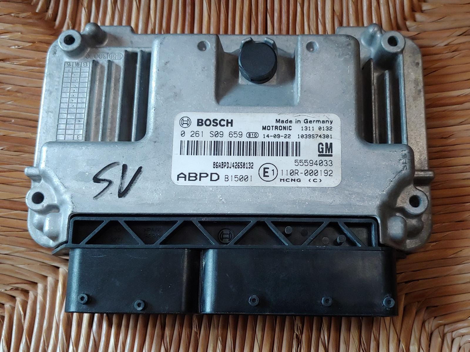 ECU OPEL ZAFIRA 1.6T 0261S09659 55594033 ABPD ME7.6.4 – EcuFacile