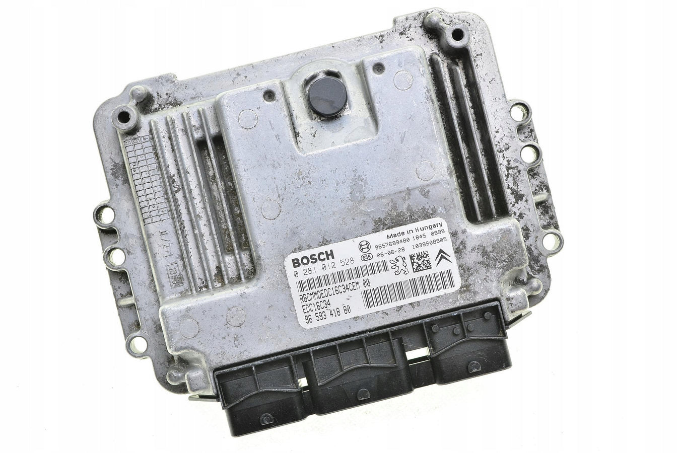 ECU PEUGEOT 206 1.4 HDI BOSCH 0281012528 9657699480 EDC 16C34-4.61 ...