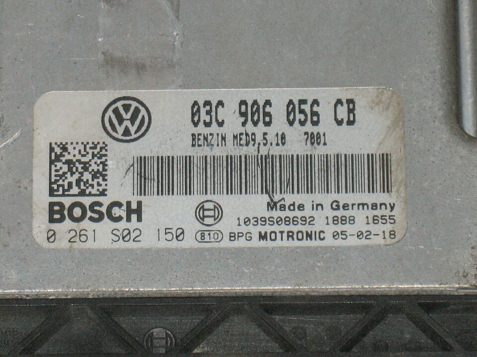 ECU VOLKSWAGEN GOLF 1.6 FSI 0261S02150 03C906056CB MED9.5.10 – EcuFacile