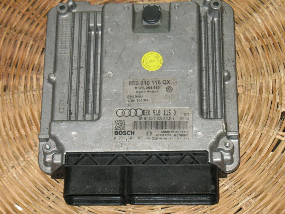 ECU AUDI A4 2.0 TFSI BOSCH MED9 1 0261S02362 8E0910115QX MED 9.1 ...