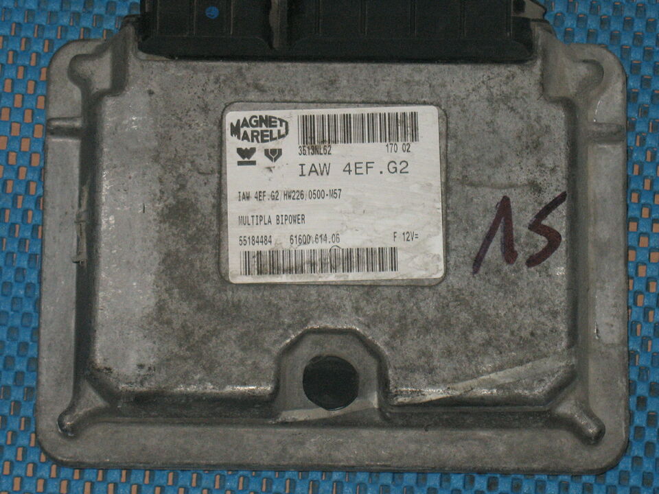 ECU FIAT MULTIPLA BIPOWER 1.6 IAW 4EF.G2 55184484 HW226 – EcuFacile