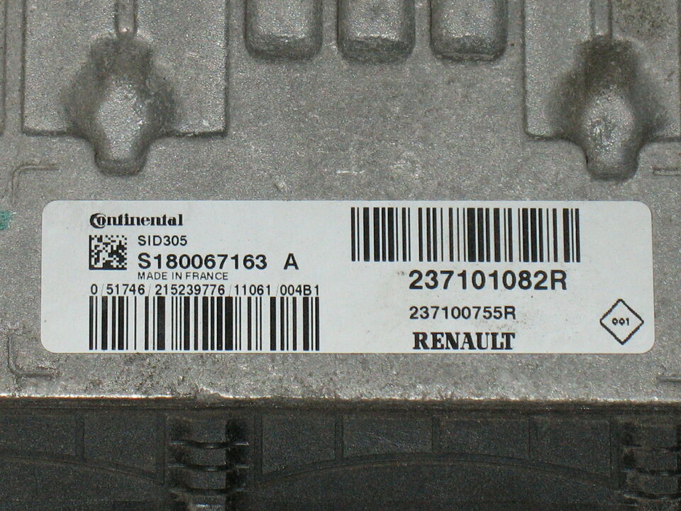 ECU NISSAN JUKE 1.5 DCI S180067163 A SID305 RENAULT 237101082R – EcuFacile