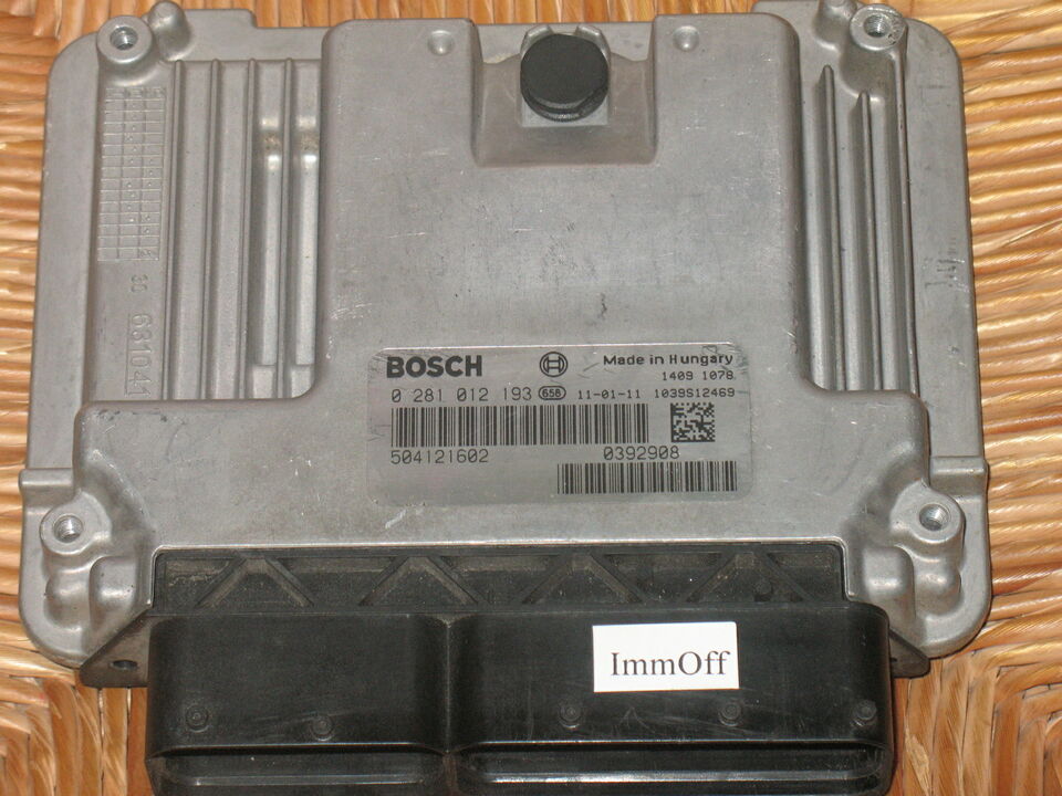 ECU IVECO DAILY 2.3 - 3.0 HDI BOSCH 0281012193 504121602 1039S12469 ED ...