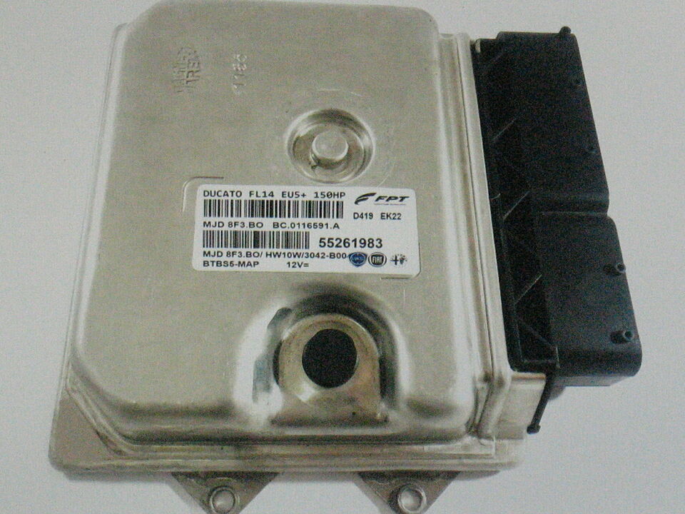 HW10W ECU FIAT DUCATO 2.3 JTD 55261983 MJD8F3.BO MJD8F3BO 8F3 – EcuFacile