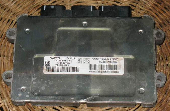 ECU VALEO PEUGEOT CITROEN CMDE 9677592980 HW 9666596780 V34.3 – EcuFacile