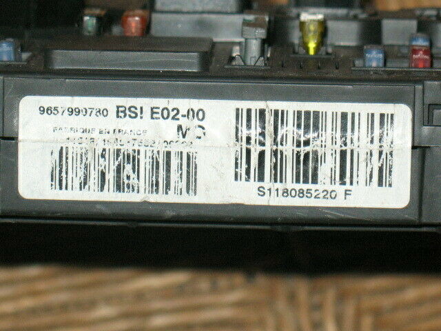 Ecu body bsi E02-00 citroen peugeot 9657990780 mg s118085220f – EcuFacile