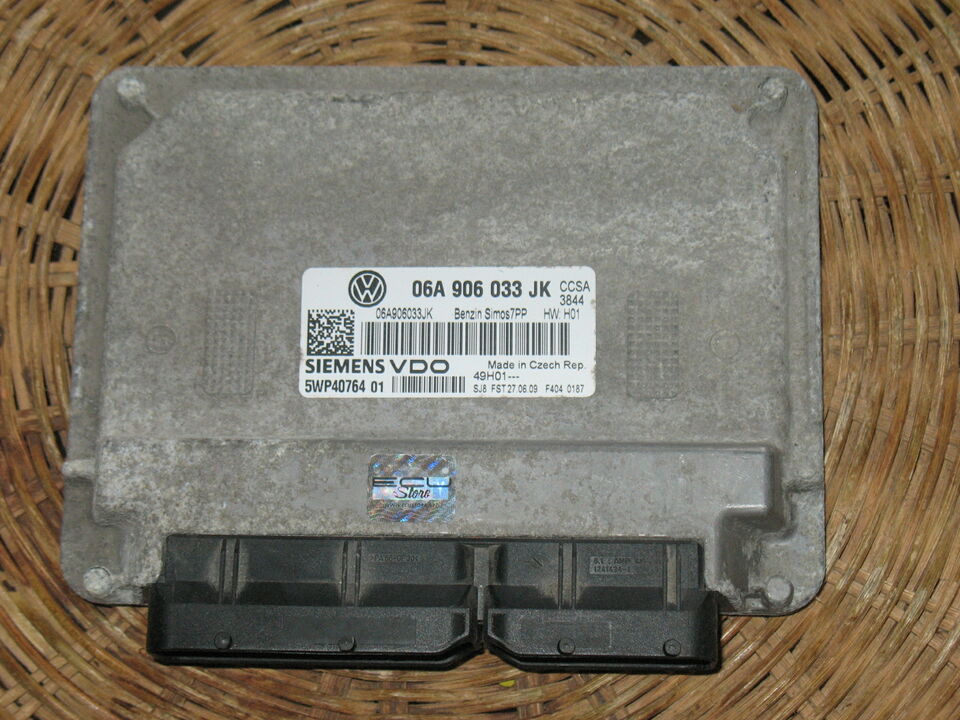 ECU VW GOLF 5WP40764 01 06A906033JK 06A906033 JK SIMOS 7PP. – EcuFacile