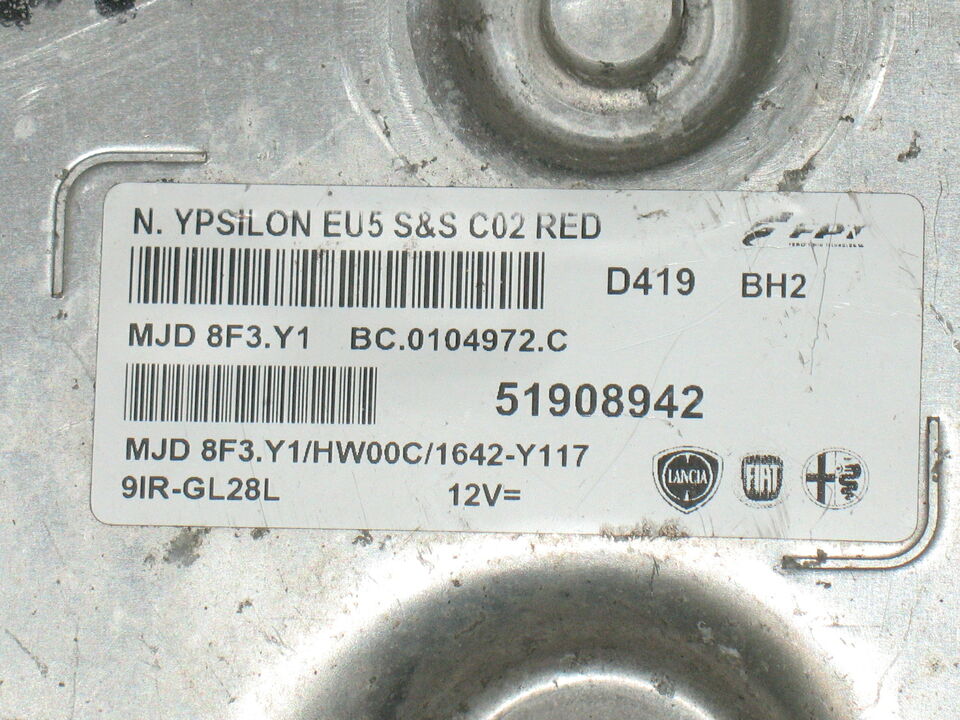 ECU YPSILON 51908942 MJD8F3.Y1 HW00C 1642-Y117 PLUG & PLAY – EcuFacile