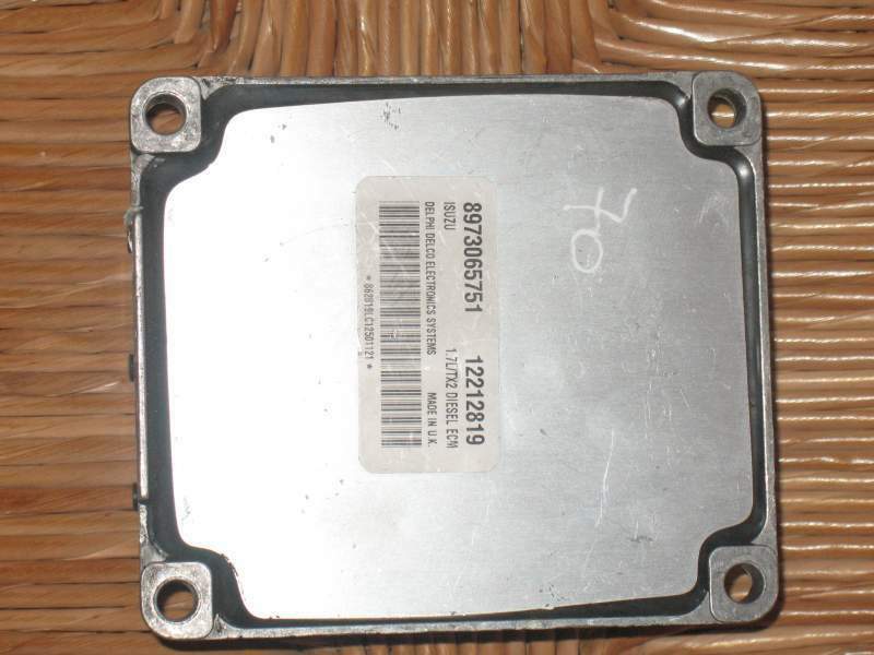 Ecu opel astra 1.7 dti delphi 12212819 8973065751 8973065750 1.7L/TX2 ...