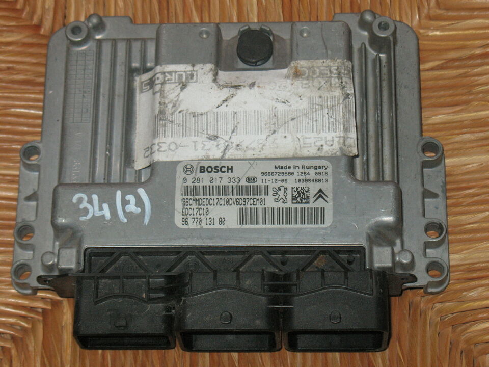 ECU CITROEN C3 PICCASO 1.6 HDI 0281017333 9677013180 9666729580 – EcuFacile