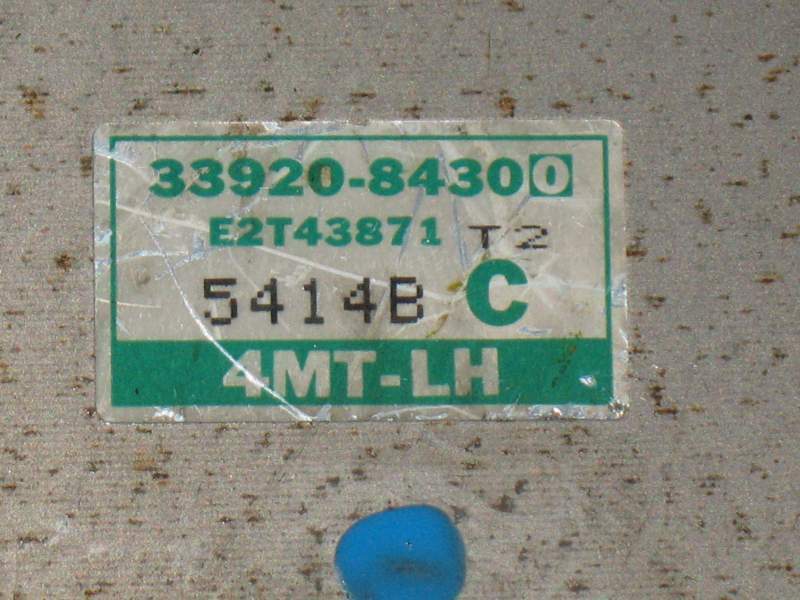 ECU SUZUKI ALTO III 33920-84300 E2T43871 4MT-LH 5414B C – EcuFacile