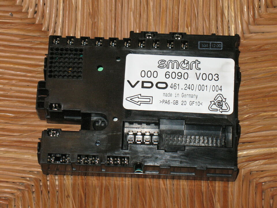 SMART Auto Fortwo 450 W450 Sam ZEE Fusebox ECU 0006090V003 – EcuFacile