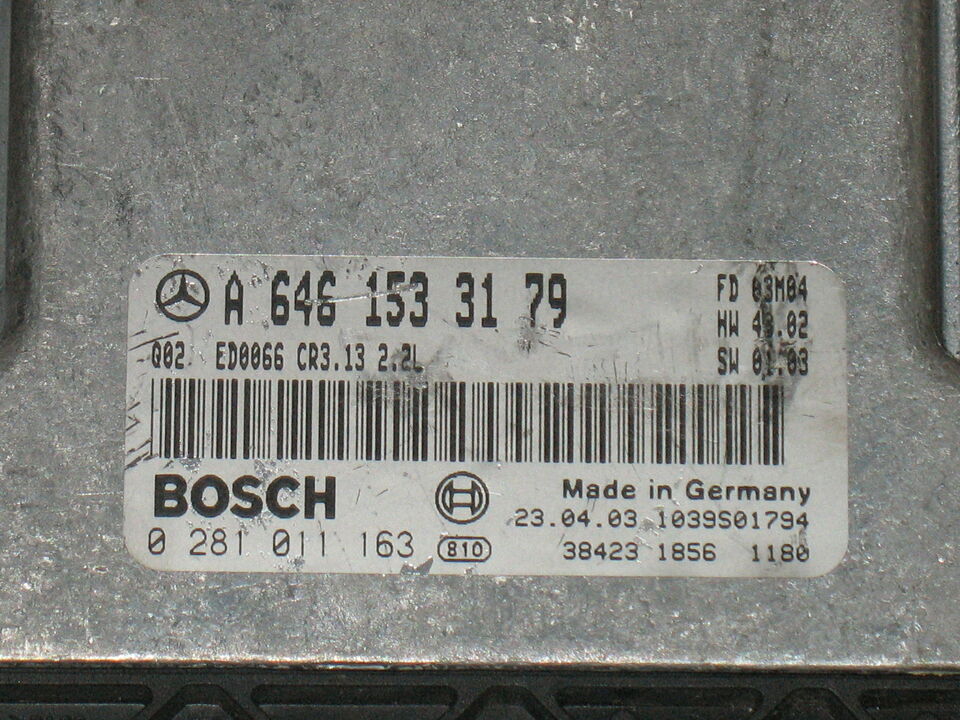 ECU EDC16C2 MERCEDES 2.2L 0281011163 A6461533179 CR3.13 2.2L – EcuFacile