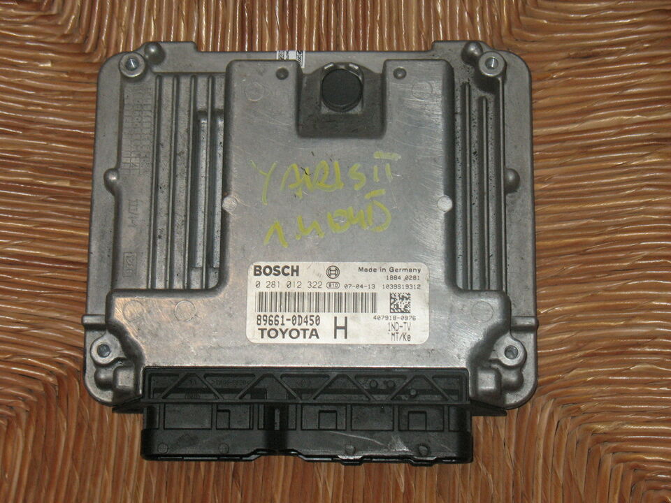 Bosch 0281012322 DDE TOYOTA YARIS 1.4 D4D ECU EDC16C10 9.3 – EcuFacile
