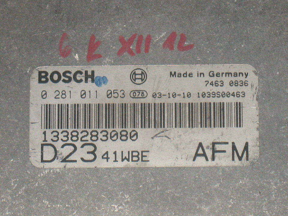 ECU Fiat Ducato 2.3 JTD EDC15C7 BOSCH 0281011053 1338283080 – EcuFacile