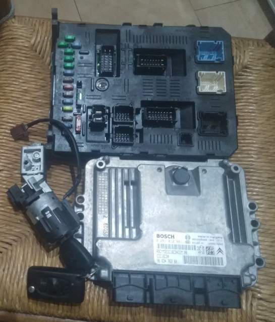 ECU KIT CITROEN C4 PICASSO 1.6 HDI 0281012981 9663476380 EDC 16C34-4.1 ...