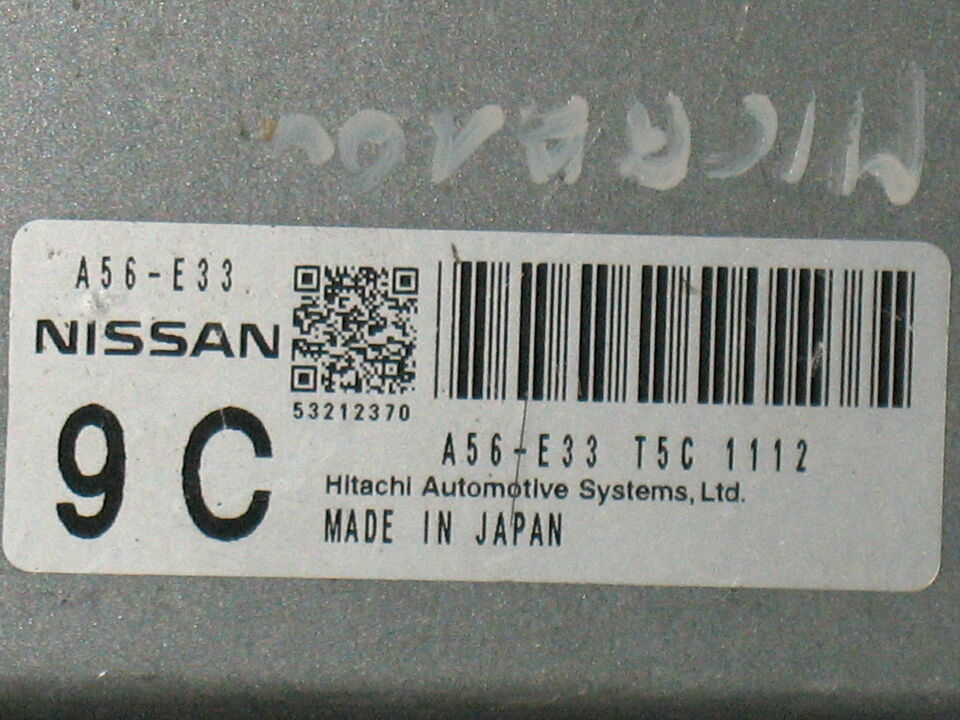 ECU NISSAN MICRA A56-E33 T5C 1112 A56E33 9C T5C1112 – EcuFacile