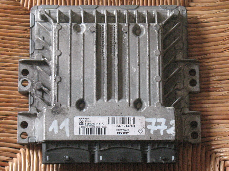 ECU RENAULT MEGANE LAGUNA III 1.5 S180067143A 237101478R SID305 237100 ...