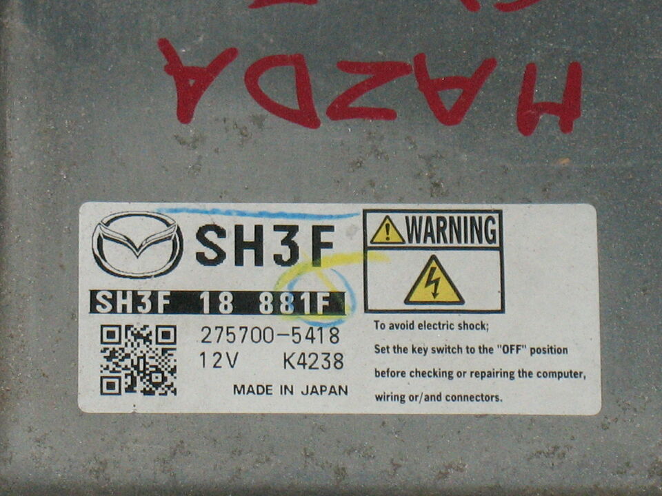 ECU CENTRALINA MAZDA CX-5 SH3F18881F SH3F-18-881F 275700-5418 – EcuFacile