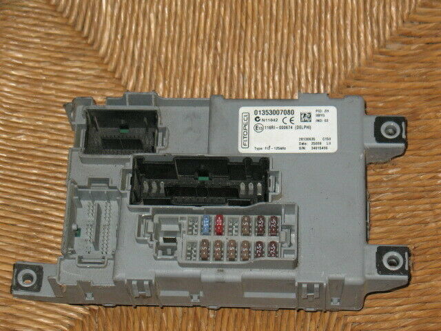 Body computer fiat fiorino peugeot 01353007080 28130635 – EcuFacile